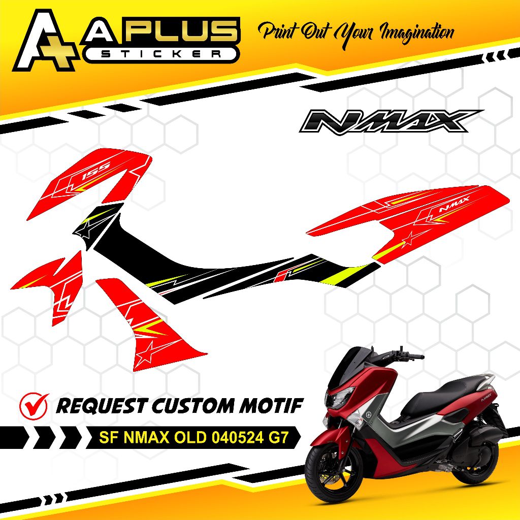 Jual stiker striping nmax old semifull (code:040524) | Shopee Indonesia