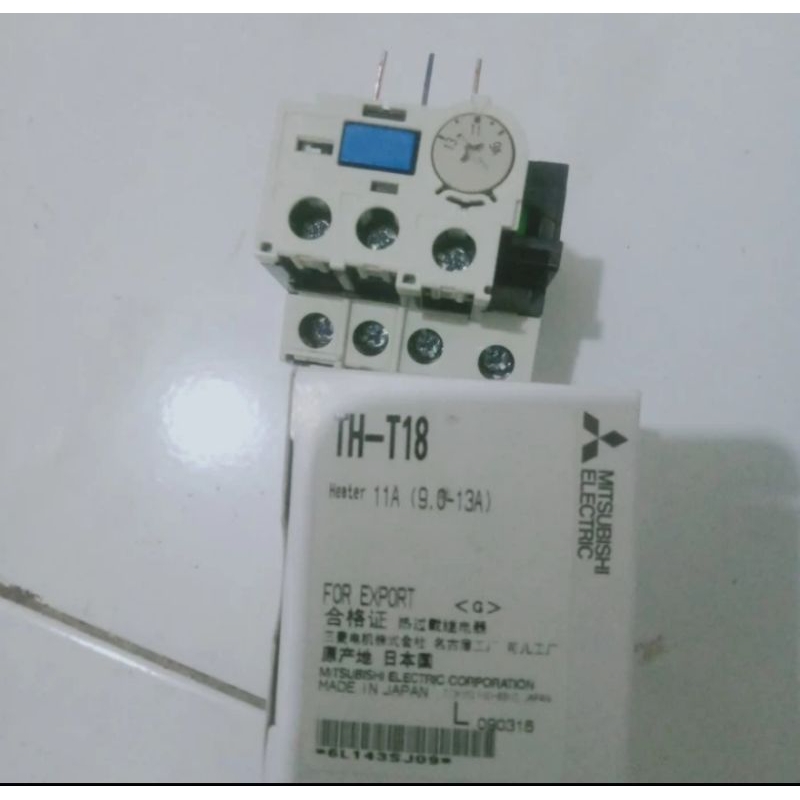 Jual THERMAL OVERLOAD RELAY MITSUBISHI TH-T18 11A 9-13A ORIGINAL ASLI ...