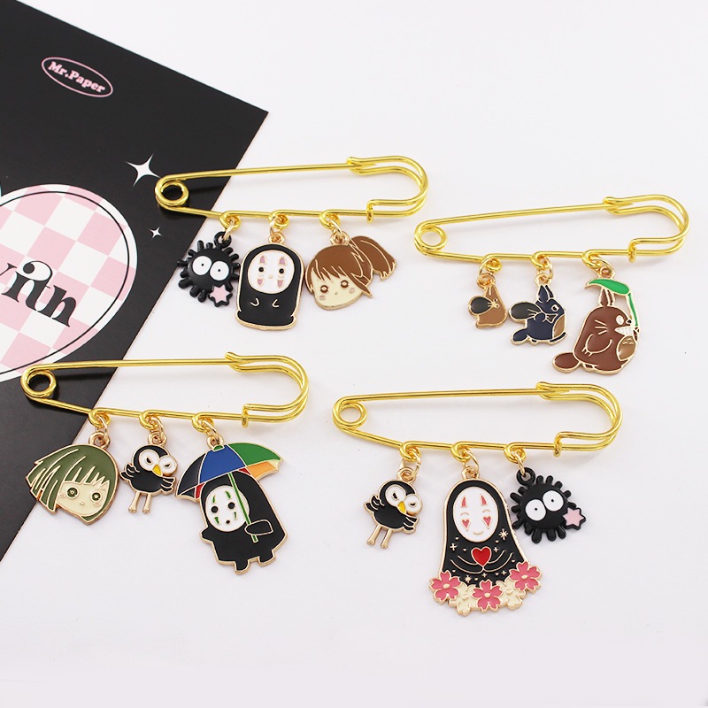 Jual Cartoon alloy brooch Tmall Bersemangat Jauh Pria tanpa wajah Tanda ...