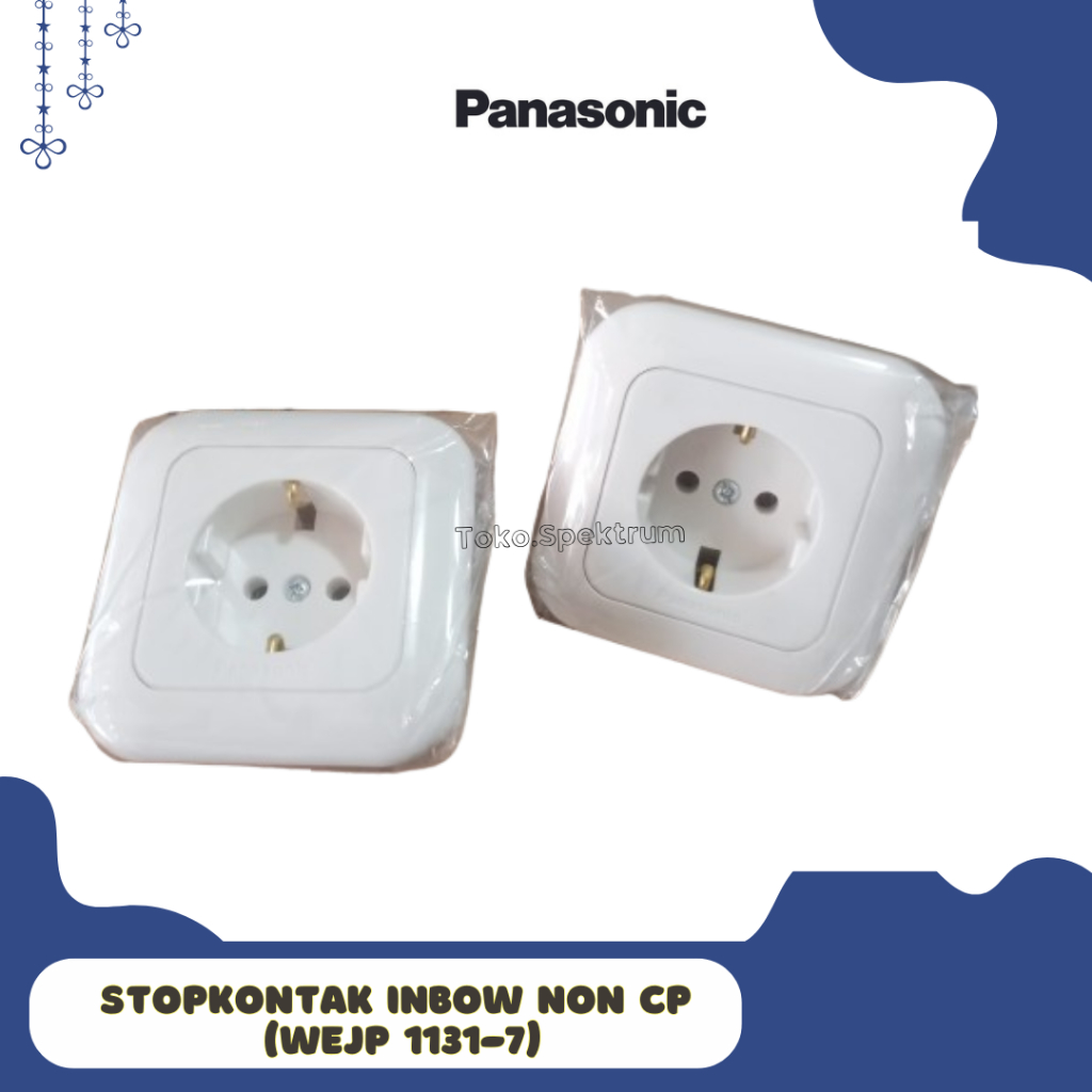 Jual Stop kontak Panasonic CP/ NON CP IB Inbow WEJP1121-7 WEJP 1131-7 ...