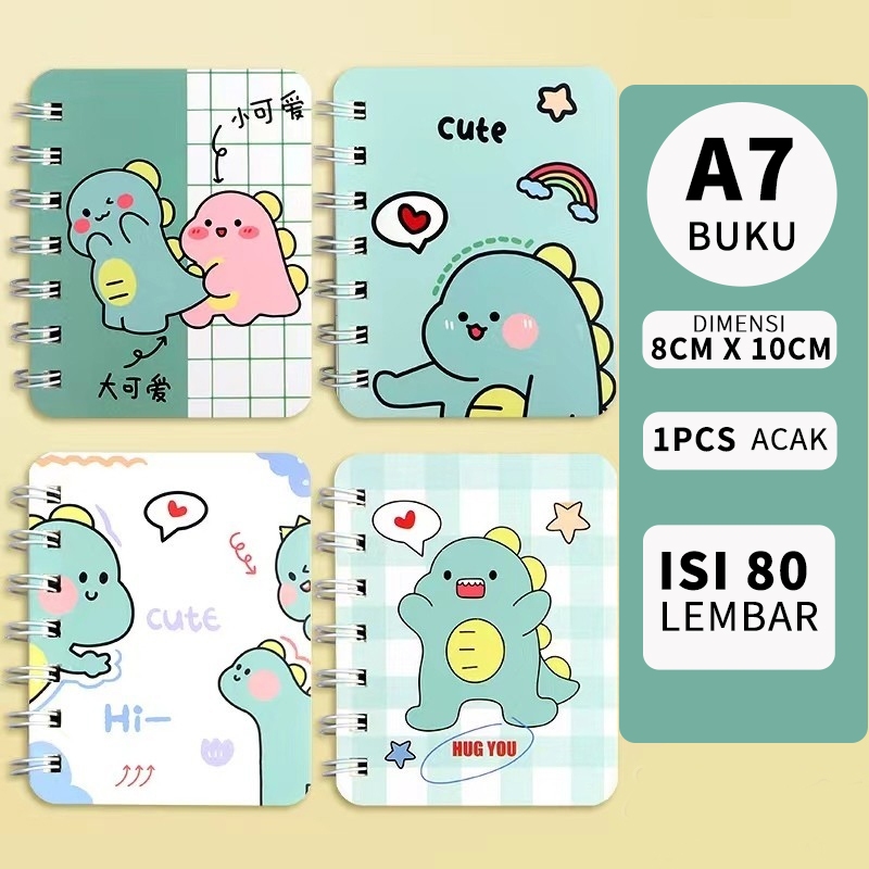 Jual notebook mini A7/scrapbook buku kecil/buku tulis mini/buku diary ...