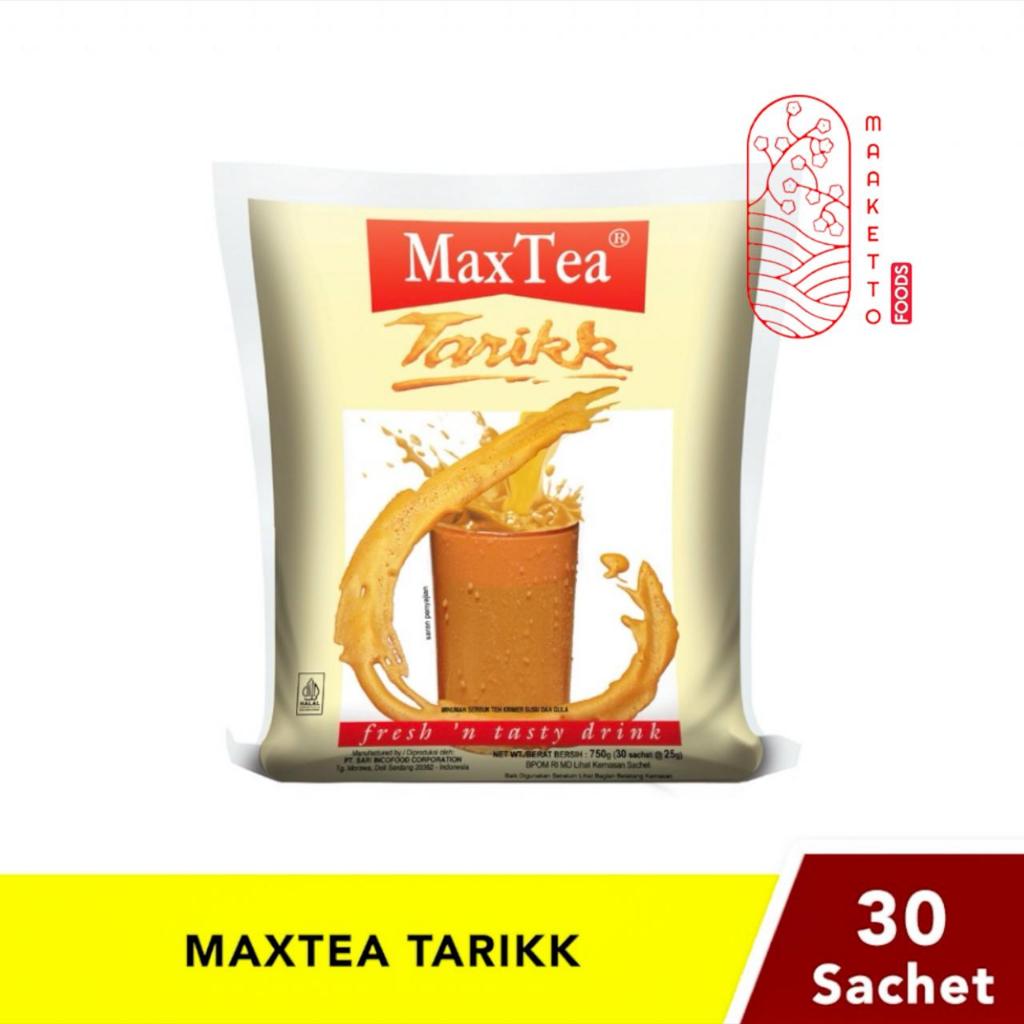 Jual MaxTea Teh Tarik Isi 30 Sachet / Teh Tarik Max Tea 750gr | Shopee ...