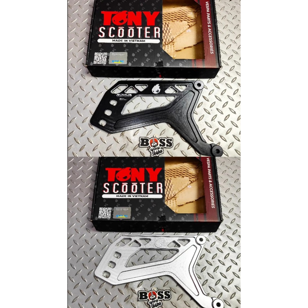Jual Bracket Remus Hexa Tony Scooter Black Vespa Sprint Primavera S LX ...