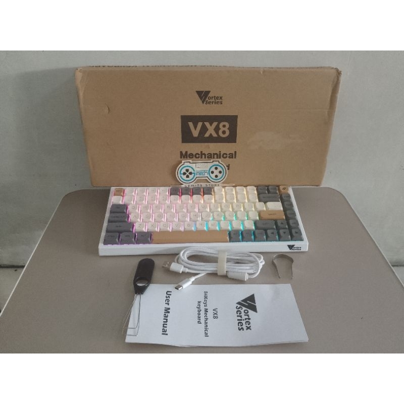 Jual Vortexseries VX8 RGB Wired Size 75% Mechanical Gaming Keyboard ...