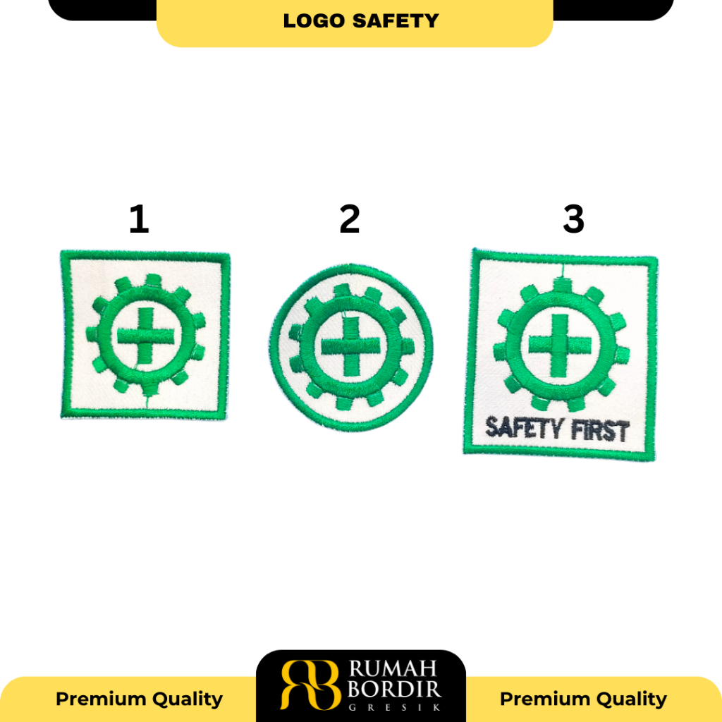 Jual [READY STOCK] BORDIR SAFETY FIRST K3 UNTK SERAGAM SAFETY | Shopee Indonesia