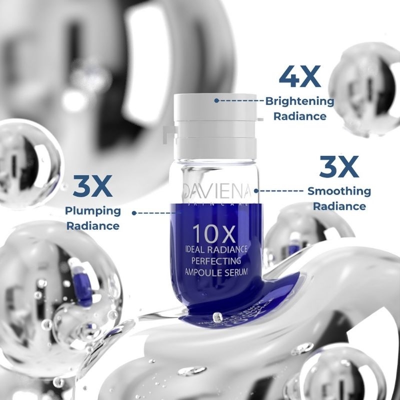 Jual DAVIENA SKINCARE 10X Ideal Radiance Perfecting Ampoule Serum 1.5ml ...