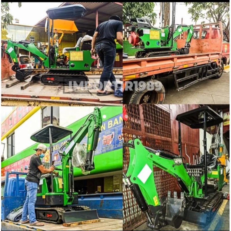 Jual Mini Excavator 1 Ton Backhoe Pertanian 9 Kw Escavator kontruksi ...