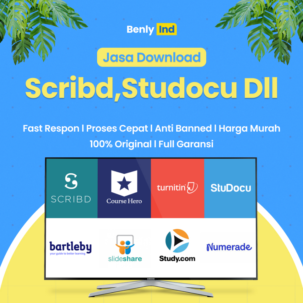 Jual UNLOCK JASA DOWNLOAD SCRIBD | STUDOCU | COURSE HERO | SLIDES SHARE ...