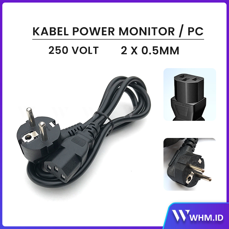 Jual KABEL POWER PC / KOMPUTER / Kabel Printer / Kabel CPU Cable ...
