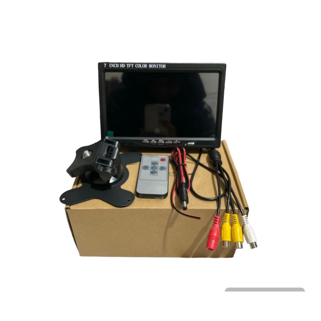 Jual Kerndy Layar Monitor Mobil TFT Lcd 7 Inch HDMI+VGA+AV | Shopee ...