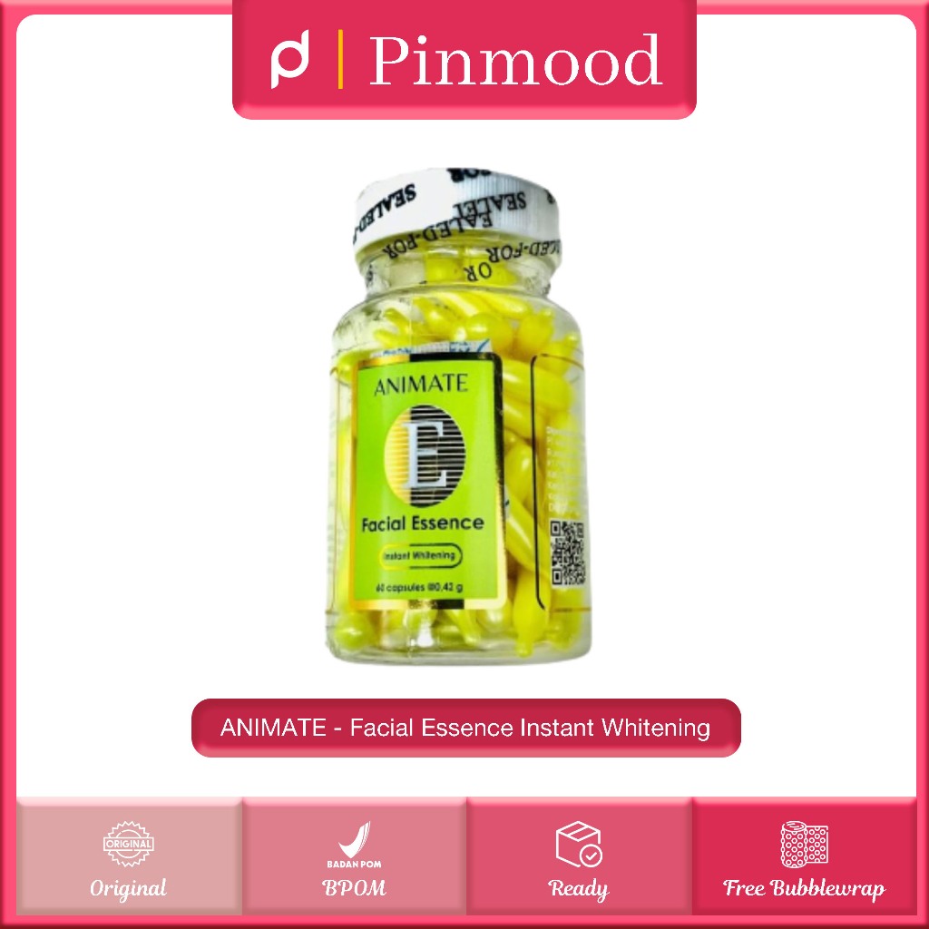 Jual ANIMATE - FACIAL ESSENCE SERUM VITAMIN E ( 60 Capsules ) - Serum ...