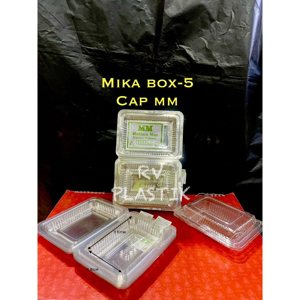 Jual Mika 5 / Mika ukuran 5 cap MM ( isi 100 lembar ) | Shopee Indonesia