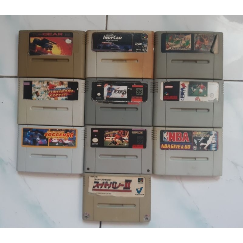Jual kaset super nintendo / kaset snes 16 bit | Shopee Indonesia