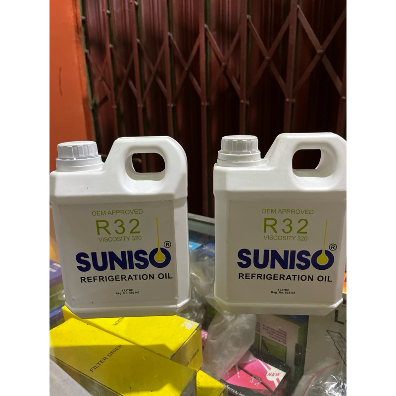 Jual OLI KOMPRESOR AC R32 / REFRIGERATION OIL SUNISO 1 LITER | Shopee ...