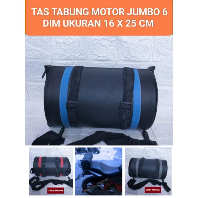 Jual TAS TABUNG MOTOR JUMBO UK 6 DIM 16 X 25 CM | Shopee Indonesia