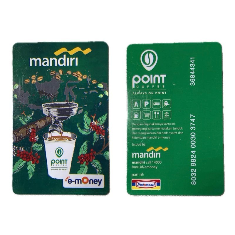 Jual Kartu indomaret card e toll e-toll card emoney e money mandiri ...