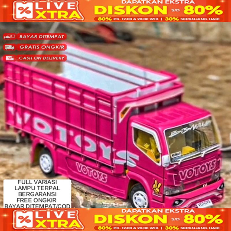 Jual TRUK OLENG FULL VARIASI LAMPU DAN TERPAL BISA BELOK DAN OLENG ...