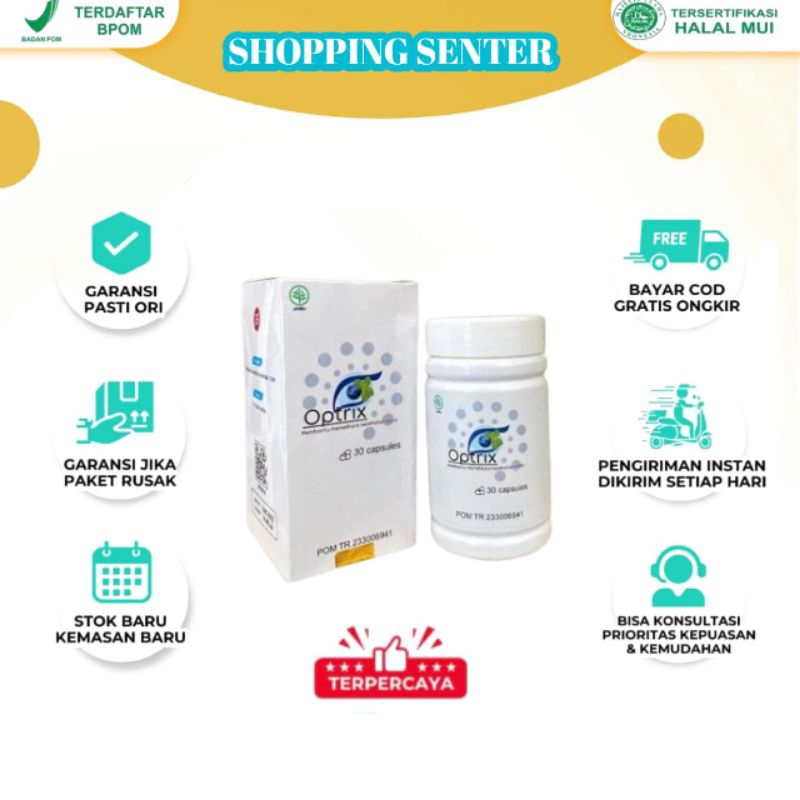 Jual Obat Mata Herbal Kualitas Terbaik Optrix Original Solusi Mata ...