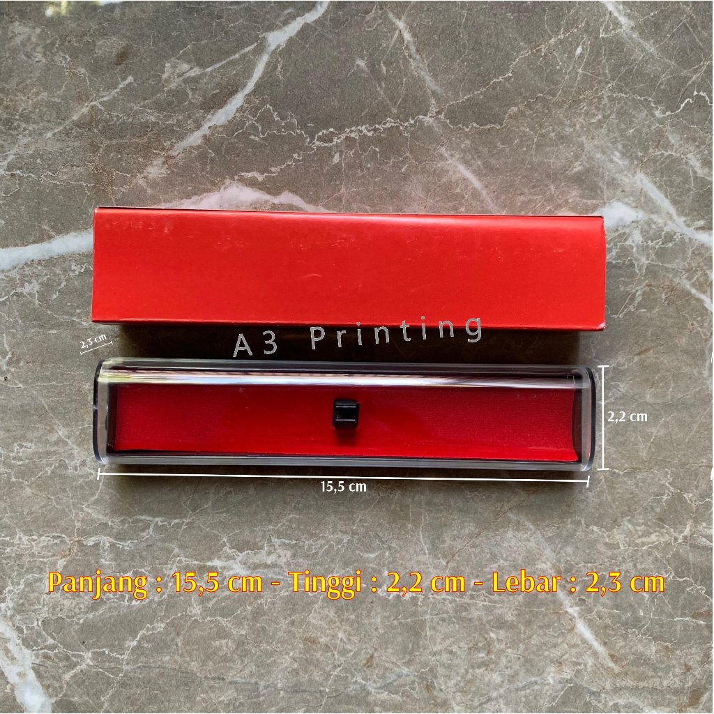 Jual Box Kotak Pulpen Pen Pena Merah | Shopee Indonesia