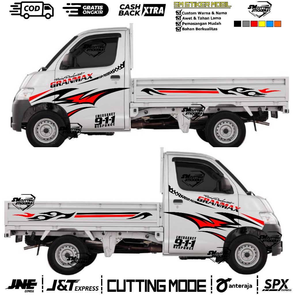 Jual Stiker Cutting Mobil Pickup Granmax Stiker Daihatsu Granmax Stiker ...