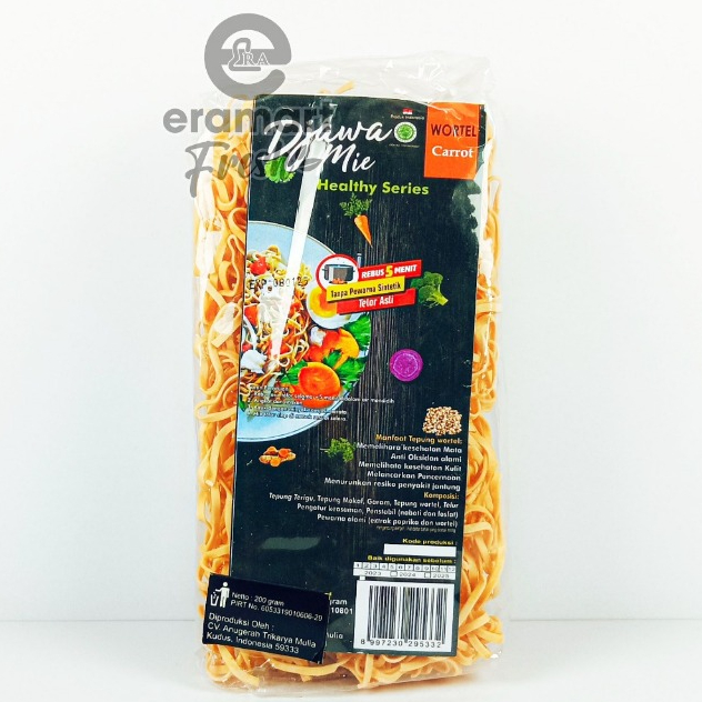 Jual DJAWA MIE HEALTY SERIES UBI UNGU, DAUN KELOR DAN WORTEL 200GR ...