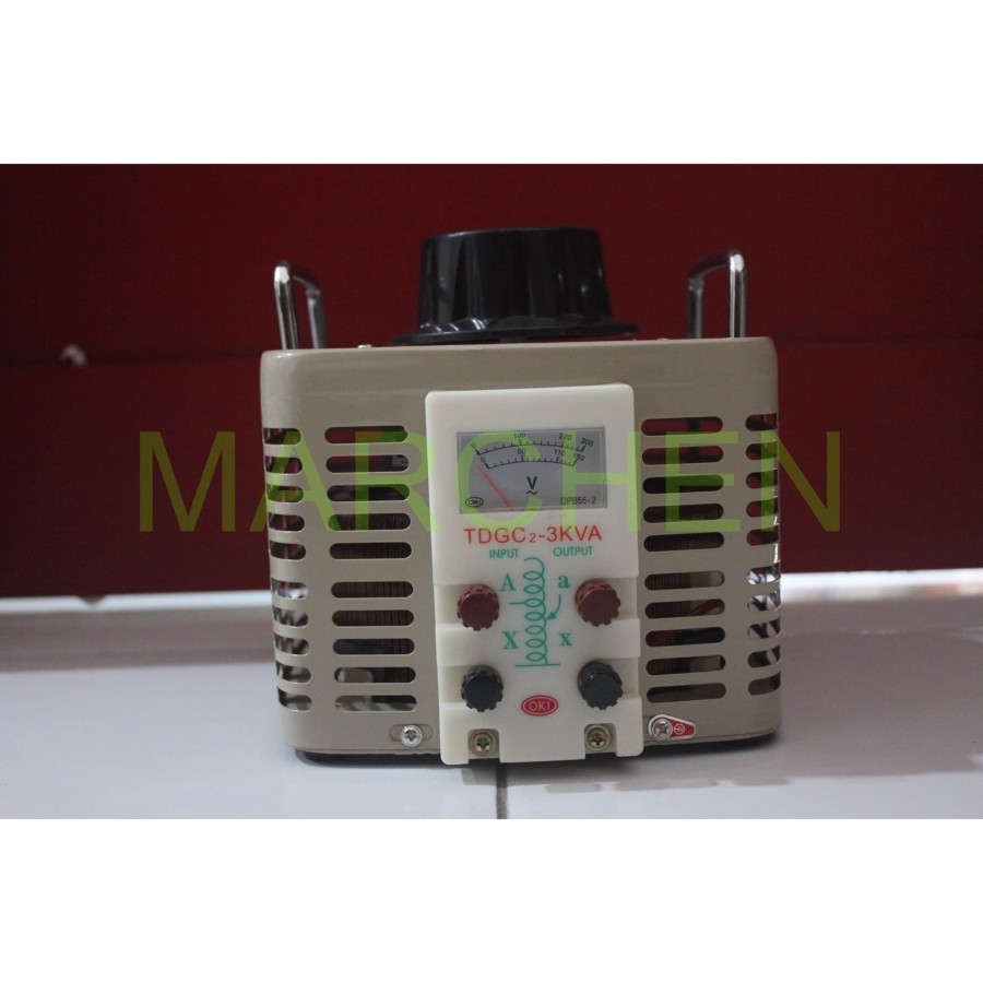 Jual Transformer Slide regulator OKI 3000W 3000 VA TDGC2-3KVA | Shopee ...