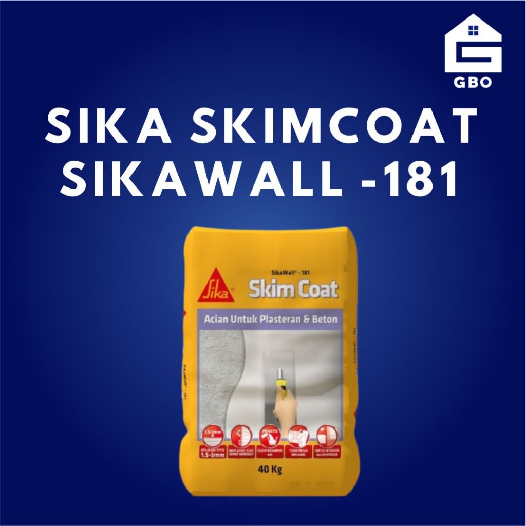 Jual Sika Wall 181 SkimCoat / Acian Plesteran & Beton - HARGA KILOAN ...