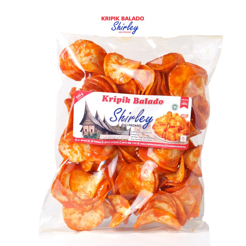 Jual Shirley Kripik Balado Bulat Shirley 500gr - Kripik Singkong Balado ...
