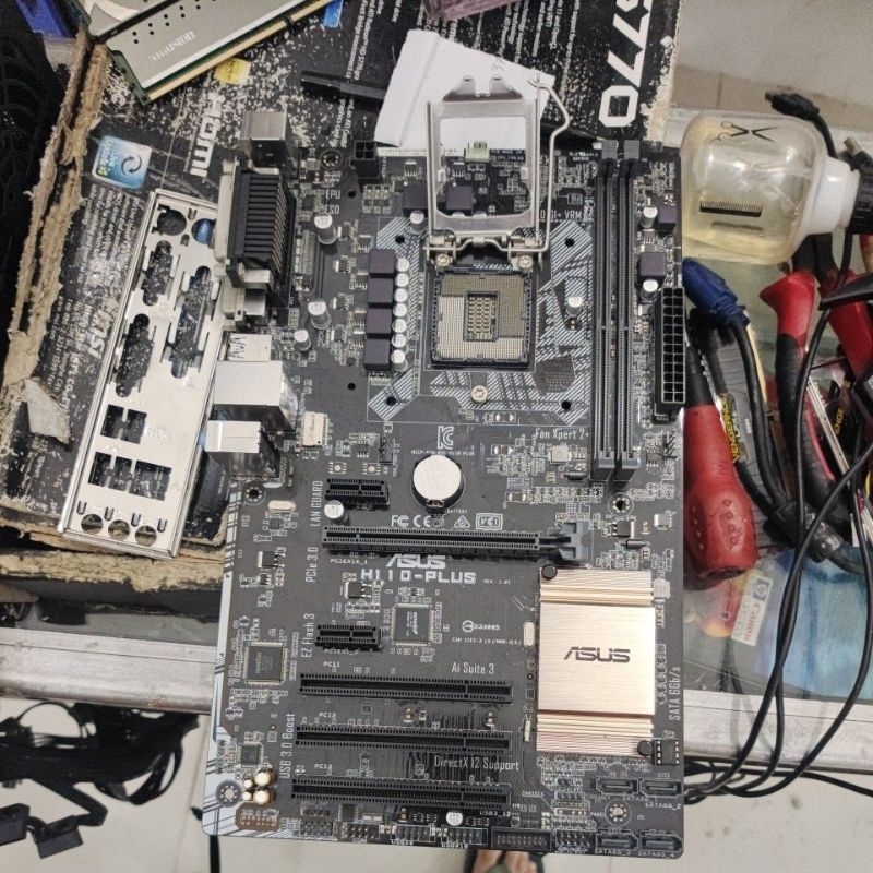 Jual mainboard Asus h110 d plus ddr4 socket 1151 | Shopee Indonesia