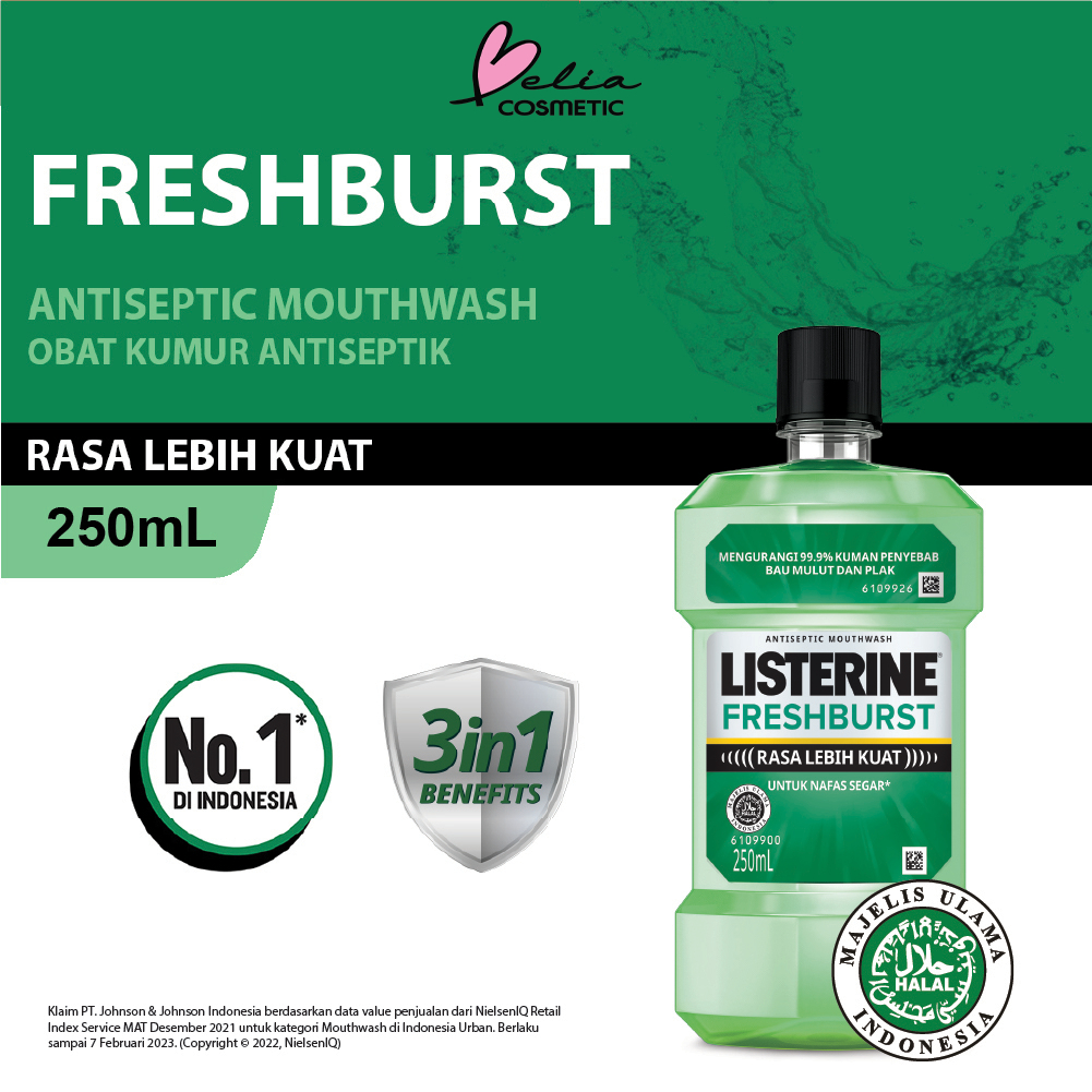 Jual BELIA LISTERINE Antiseptic Mouthwash / Obat Kumur Antiseptik ...
