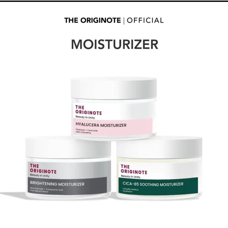 Jual The Originote Hyalucera Moisturizer Gel -The Originote Brightening ...