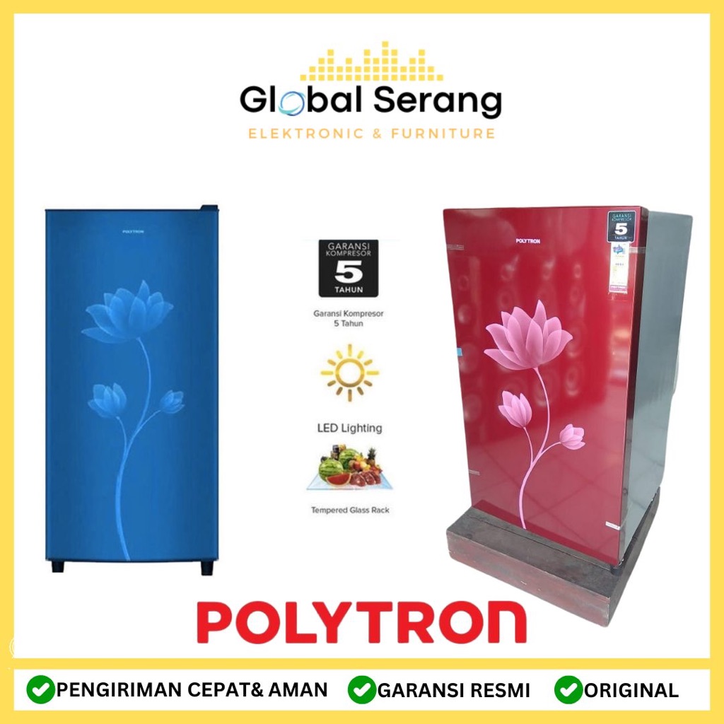 Jual KULKAS POLYTRON 159 B/R | Shopee Indonesia