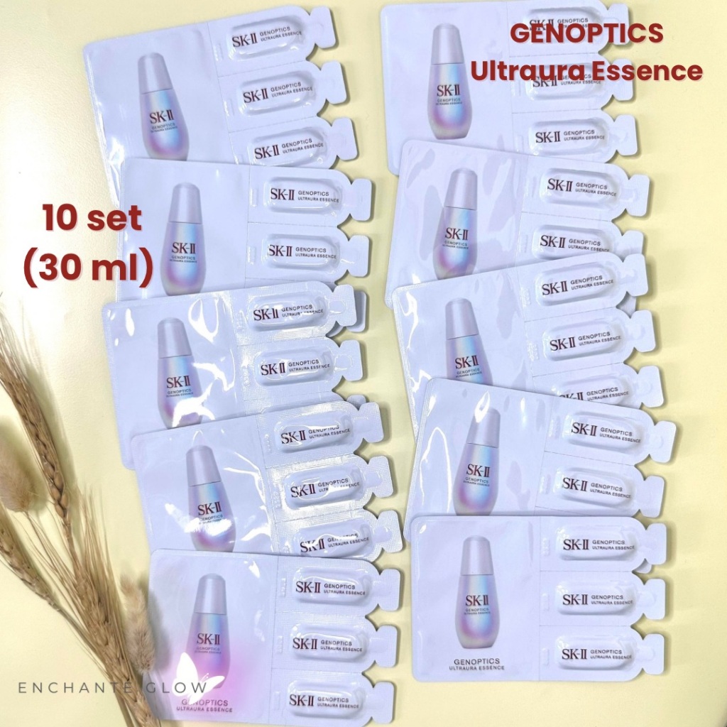 Jual SK-II SKII SK2 Genoptics Ultraura Essence (Serum Glowing) 10 sachet x 3 ampoule = 30ml ...