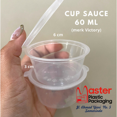 Jual Thinwall Sauce Cup 60 ml - 50 Pcs | Shopee Indonesia