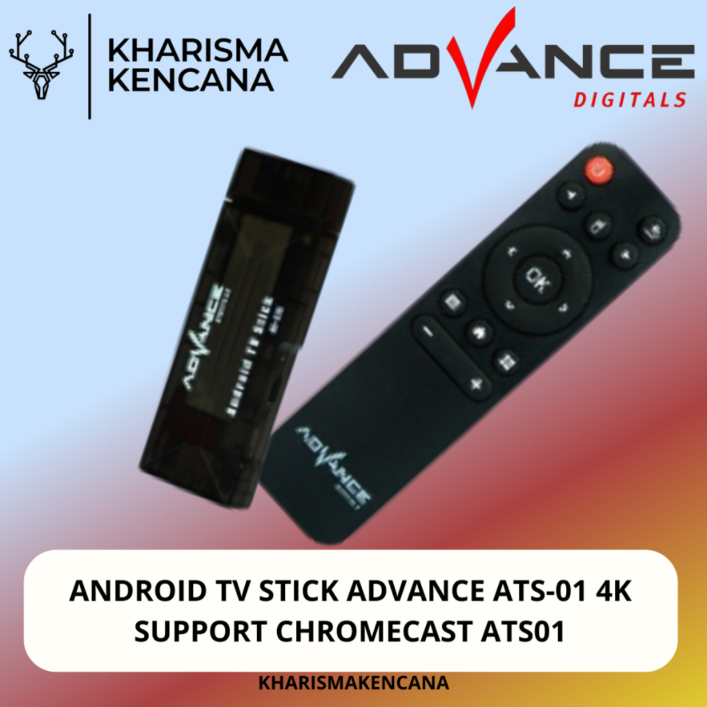 Jual ANDROID TV STICK ADVANCE ATS-01 4K SUPPORT CHROMECAST ATS01 | Shopee Indonesia