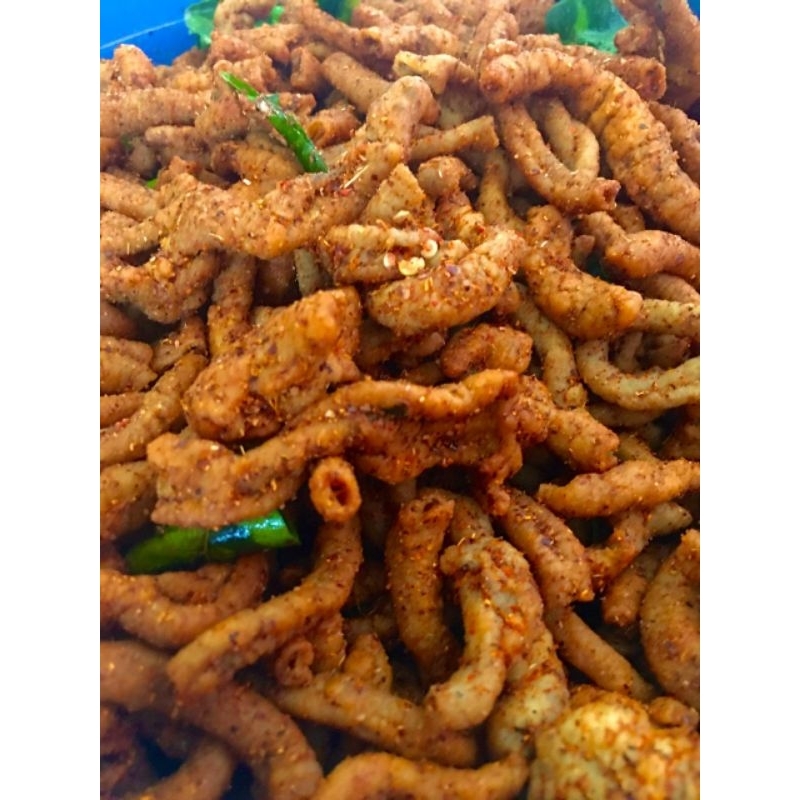 Jual Usus Crispi Pedas | Usus Crispi Pedas Daun Jeruk 500 gram | Shopee ...