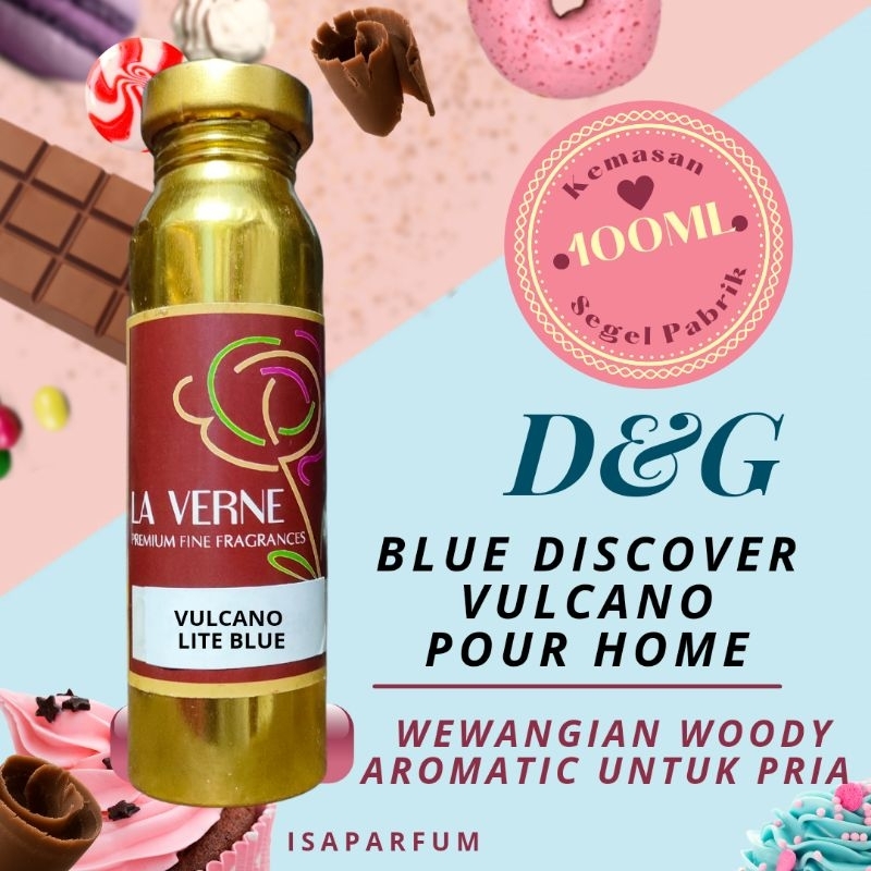 Jual Minyak wangi DG Light Blue Vulcano Pour Home -Vulcano Lite Blue 100ml Biang Parfum | Shopee ...