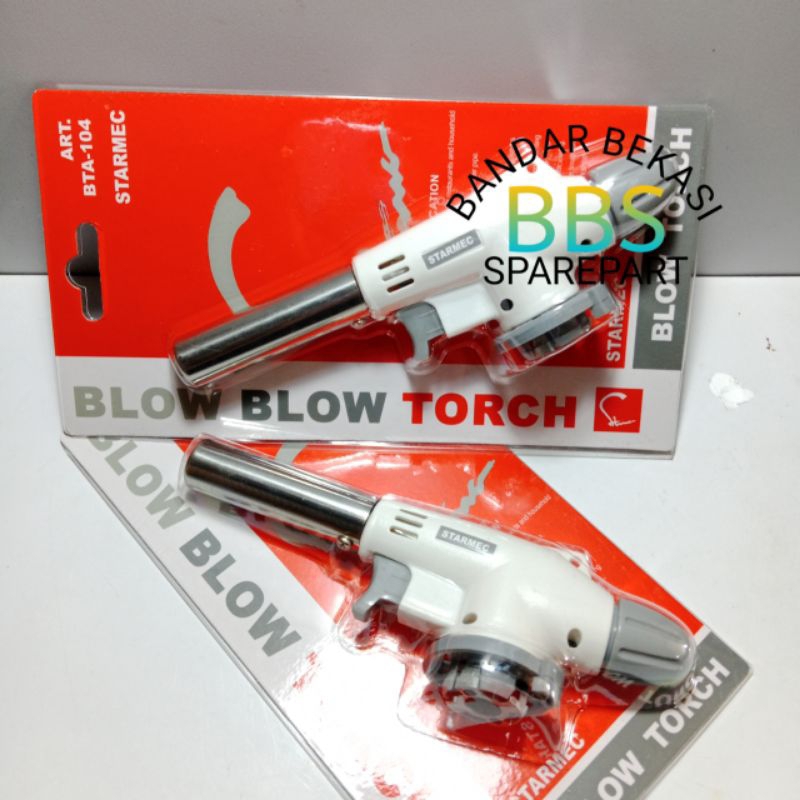 Jual KEPALA GAS TORCH STARMEC BLOW TORCH GUN ALAT LAS HEATING | Shopee ...