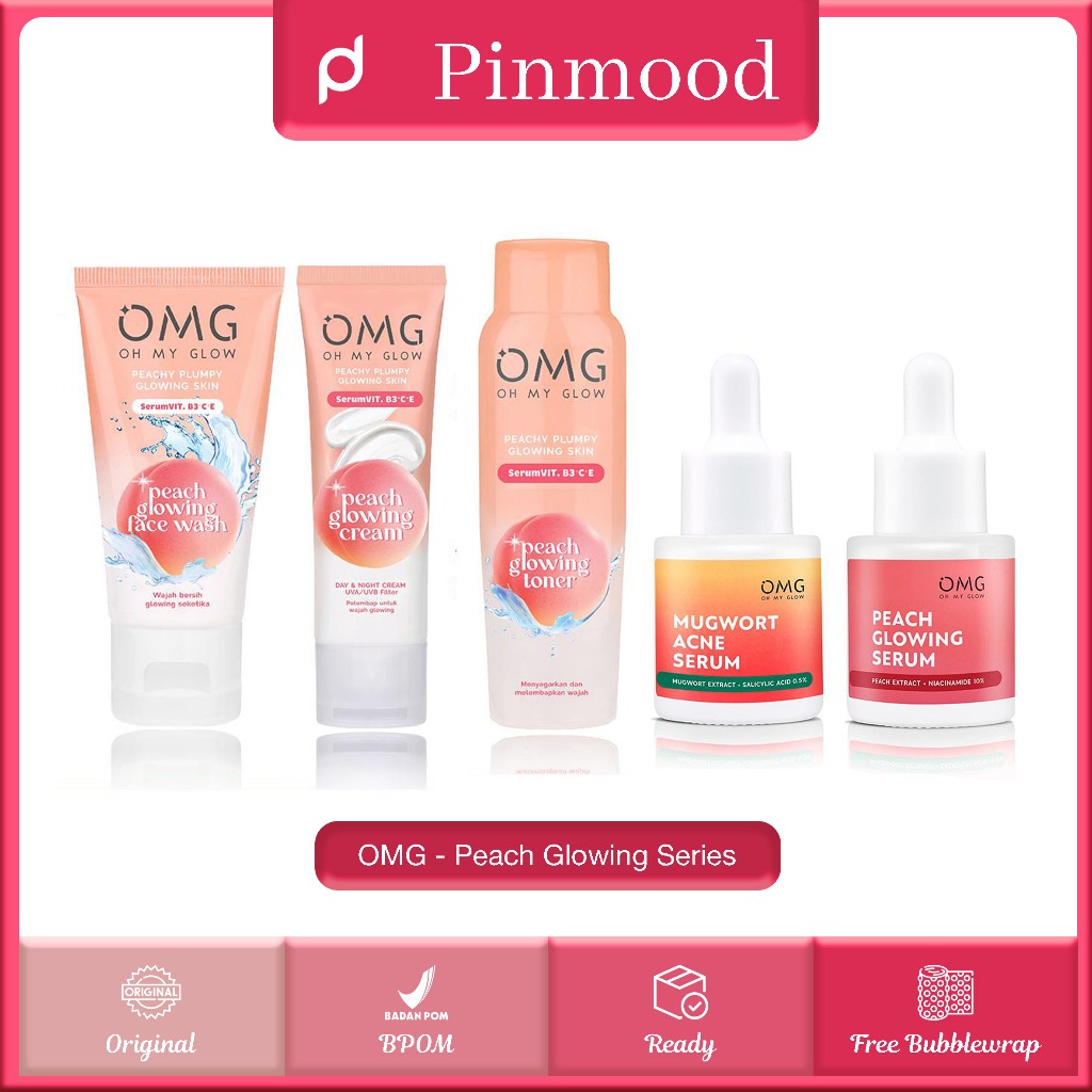 Jual OMG OH MY GLOW - BRIGHT BOOSTER | PEACH GLOWING SERIES - Peachy ...