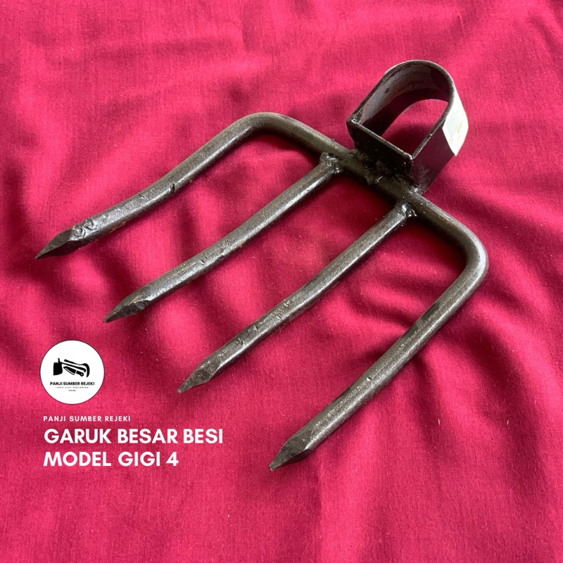 Jual GARUK SAMPAH BESAR BESI GIGI 4, CAKAR BESI GIGI 4, ALAT GARUK ...