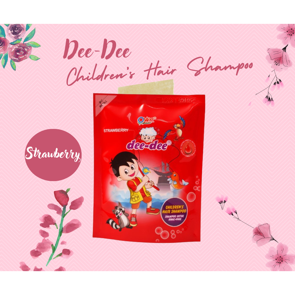 Jual DEE-DEE Shampoo Strawberry 200 ml Pouch | Shopee Indonesia