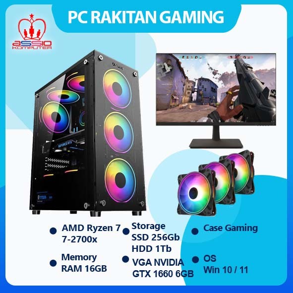 Jual PAKET PC RAKITAN GAMING AMD RYZEN 7 | UNTUK GAME, DESIGN, EDITING ...