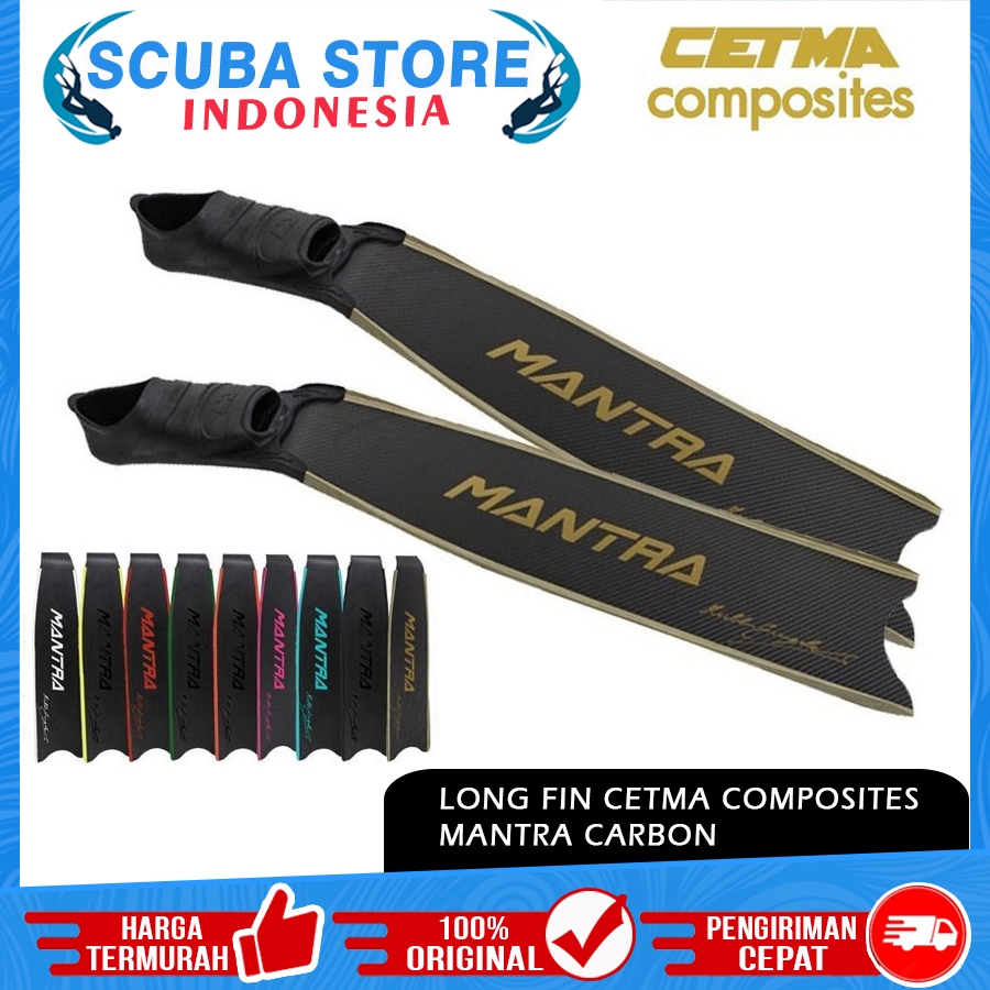 Jual Long Fin Cetma Mantra Carbon Spearfishing Fins Karbon Kaki Katak Selam Freedive Freediving ...