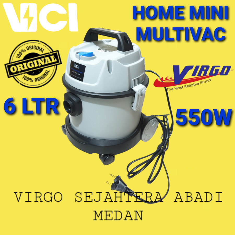 Jual HOMEMINIMULTIVAC MESIN VACUM VACUUM CLEANER DRY WET BLOW 6 LITER 550W PENGHISAP DEBU VICI ...