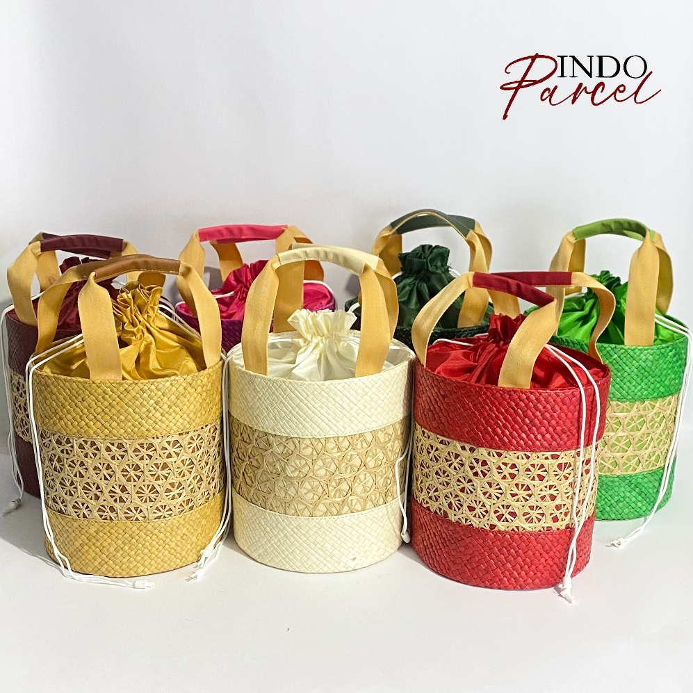 Jual INDOPARCEL - Tas Parcel Anyaman Pandan Lis Bambu Tas Souvenir Goodie Bag Anyaman Keranjang ...