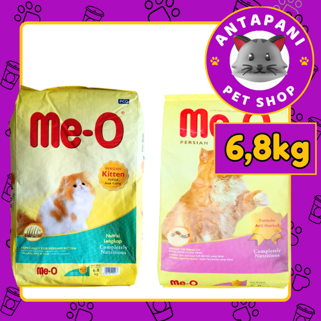 Jual MEO persian 6.8kg adult & kitten makanan kucing persia MEO ...