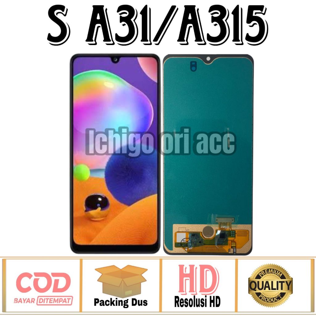 Jual LCD TOUCHSCREEN SAMSUNG GALAXY A31 / A315 / A315F FULLSET COMPLETE | Shopee Indonesia