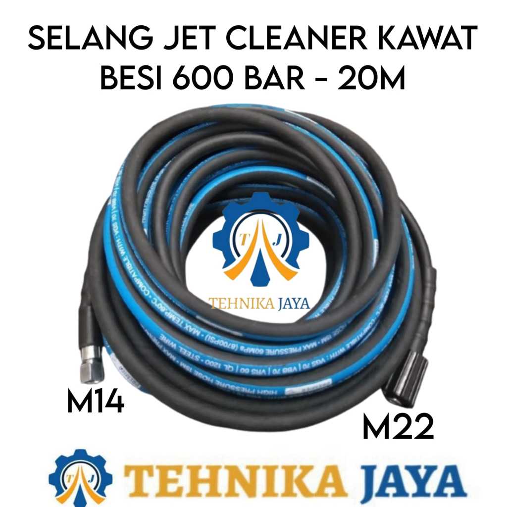Jual HL PREMIER 20M Selang Jet Cleaner Lentur Lapis Kawat Baja Mesin ...