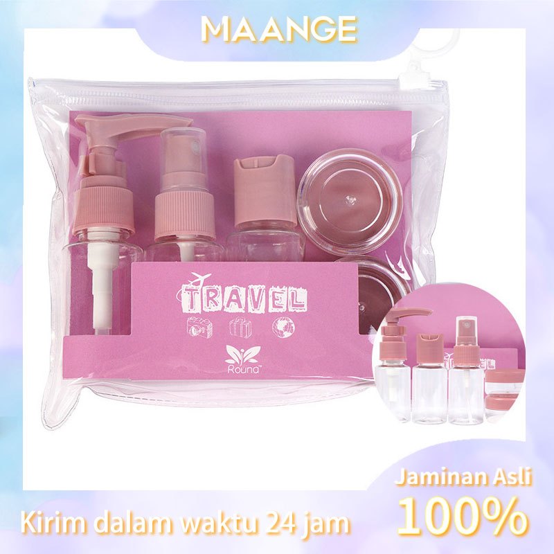 Jual MAANGE 6 IN 1 Travel Botol Set Mini Kosmetik Lengkap Travel Pack ...