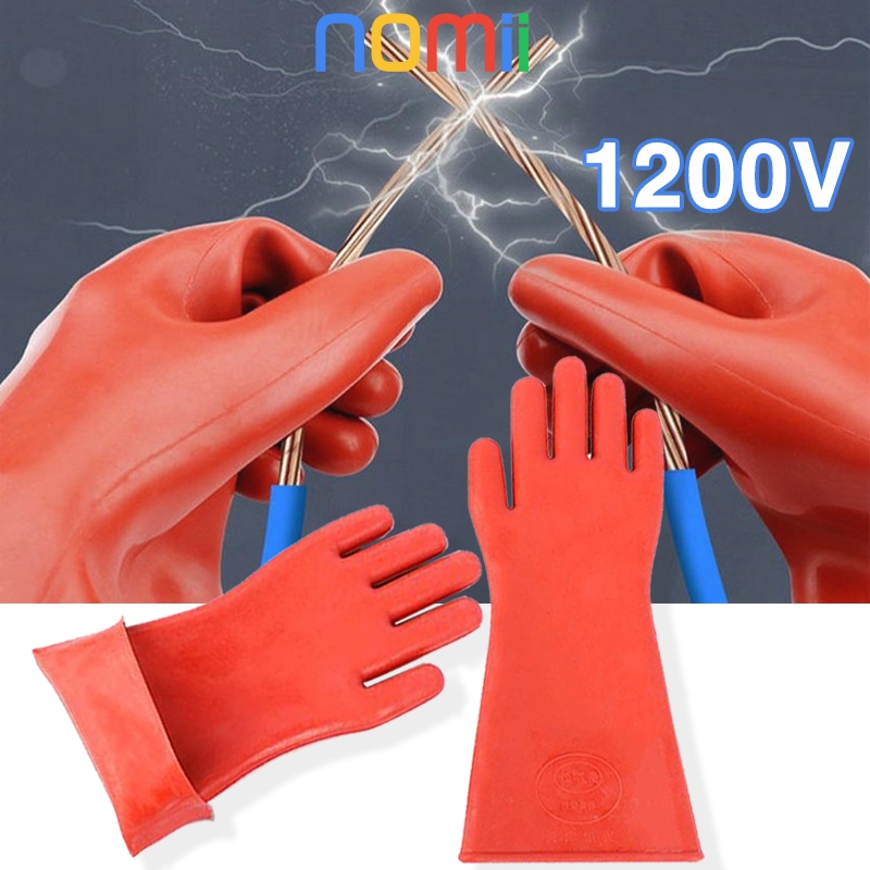 Jual Sarung Tangan Listrik Anti Setrum Class 12000v Latex Insulasi ...